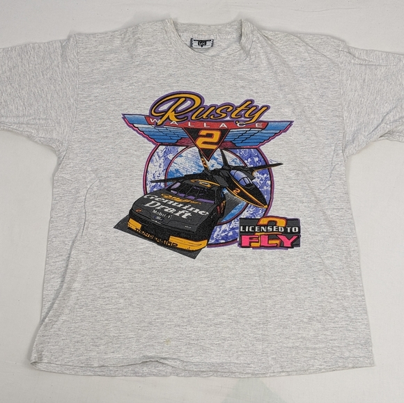 Lee | Shirts | Vtg 994 Rusty Wallace Nascar Winston Cup Series Double ...